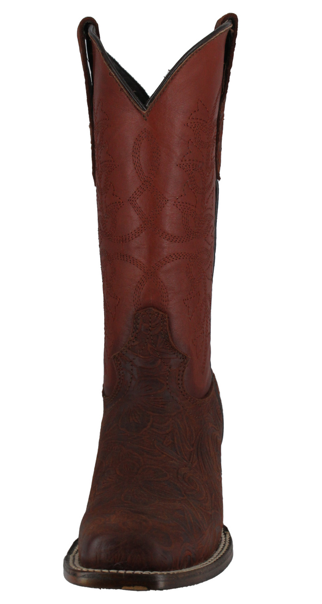 Silverton Andrea All Leather Square Toe Boots (Shedron) – Western Bargain